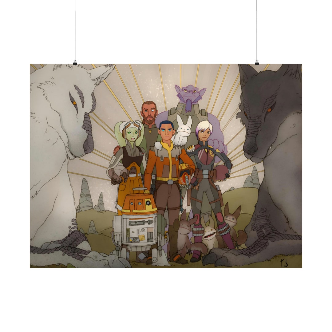Rebels Mural Poster Available in 11x9, 24x20, and 48x36 Sizes - Etsy