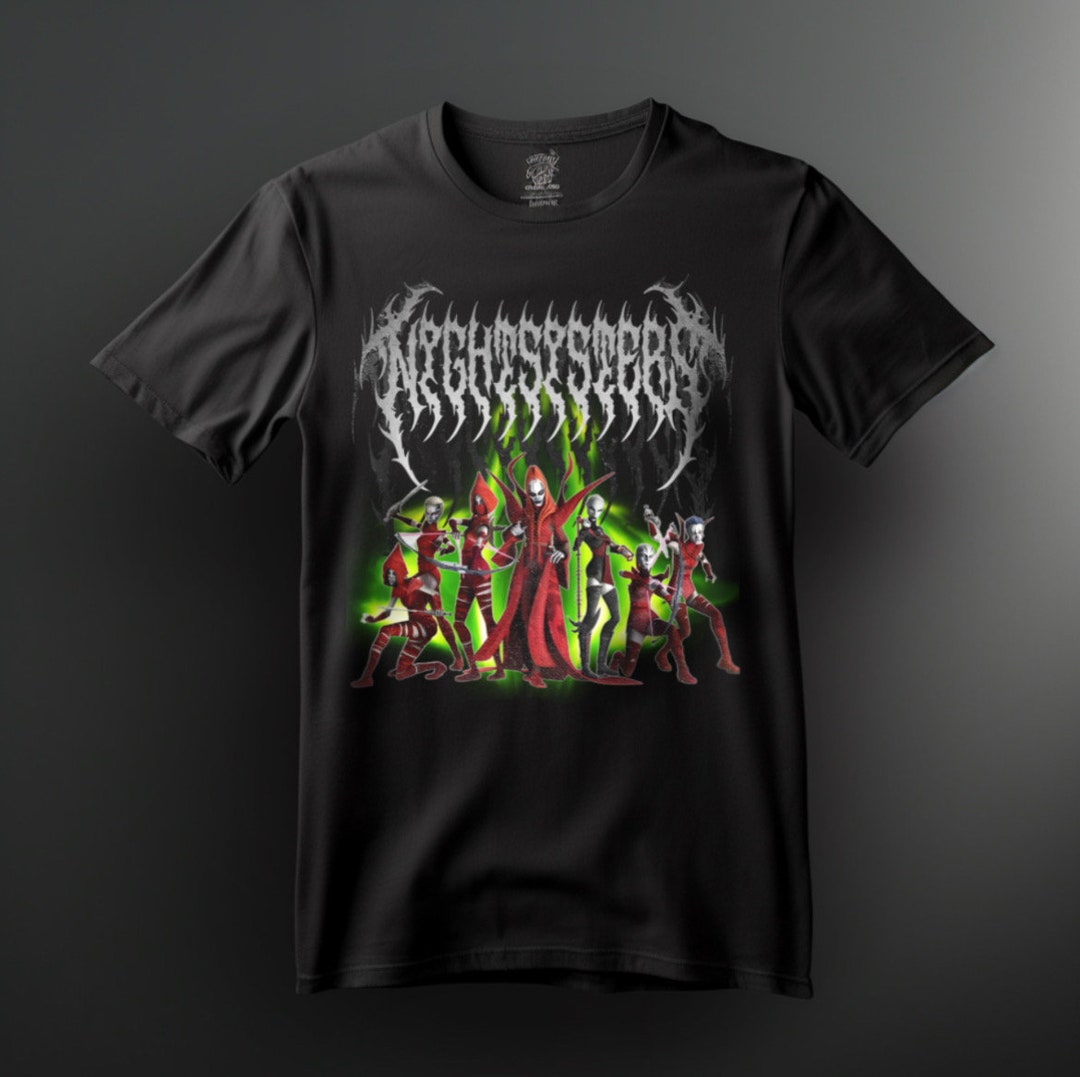 Nightsisters Metal Band Tee: Dathomir Witches Sith Dark Side Sorcery ...