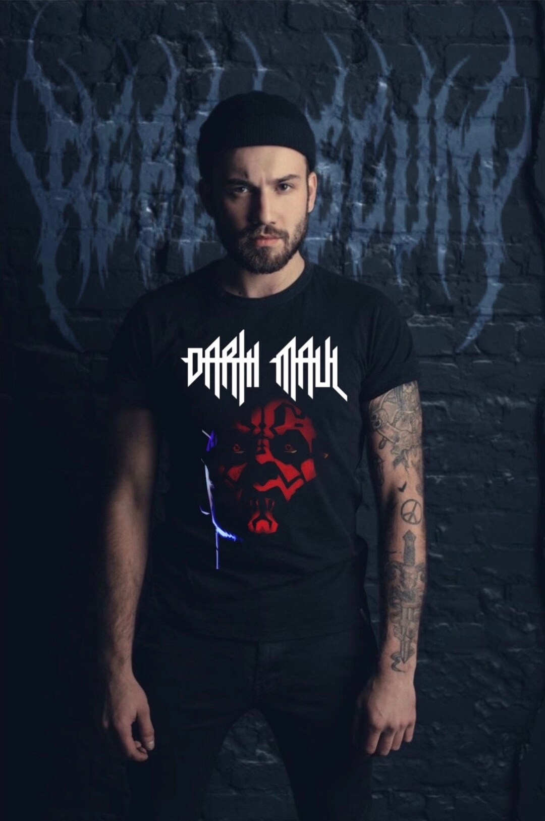 Darth Maul Metal Band Tee: Unleash the Dark Side Intriguing - Etsy