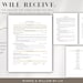 ATS Friendly Resume Template for Word and Google Docs, Simple Modern ...