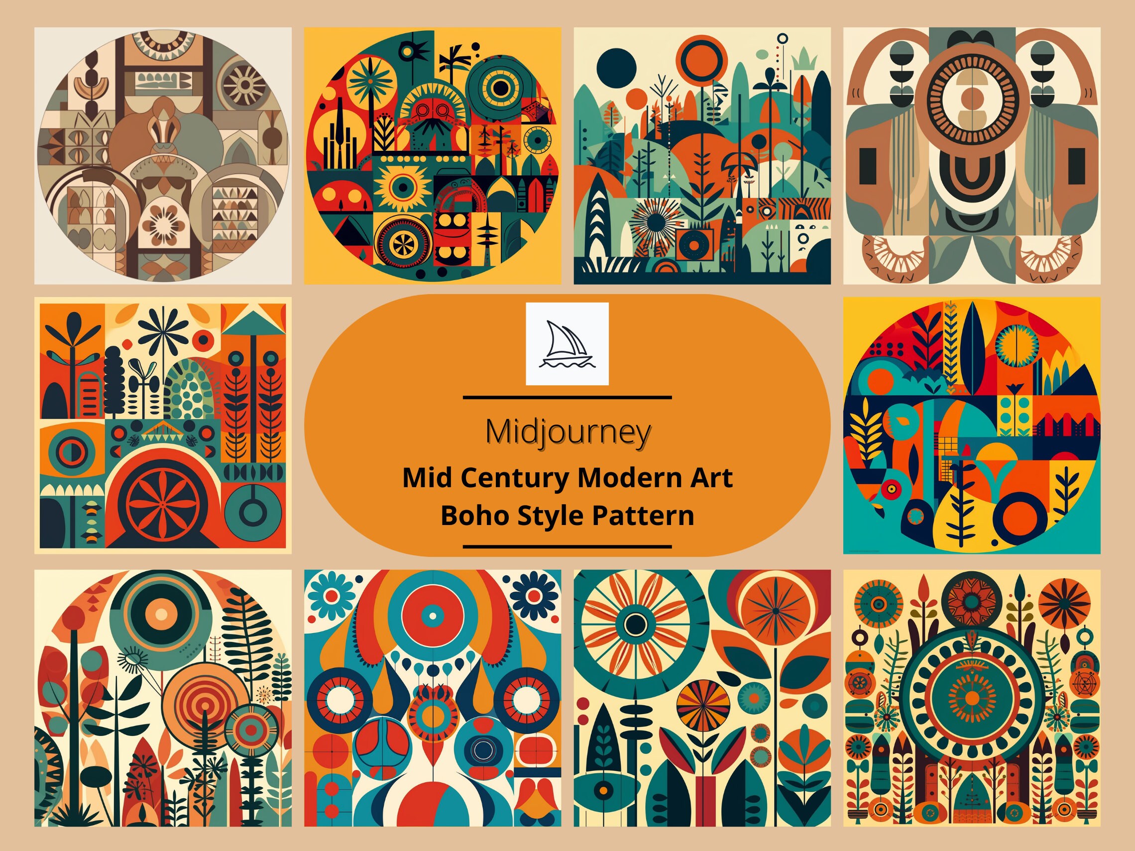Bohemian Art Patterns