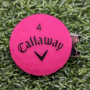 Callaway Supersoft Triple Track Real Golf Ball Marker With Magnetic Hat ...