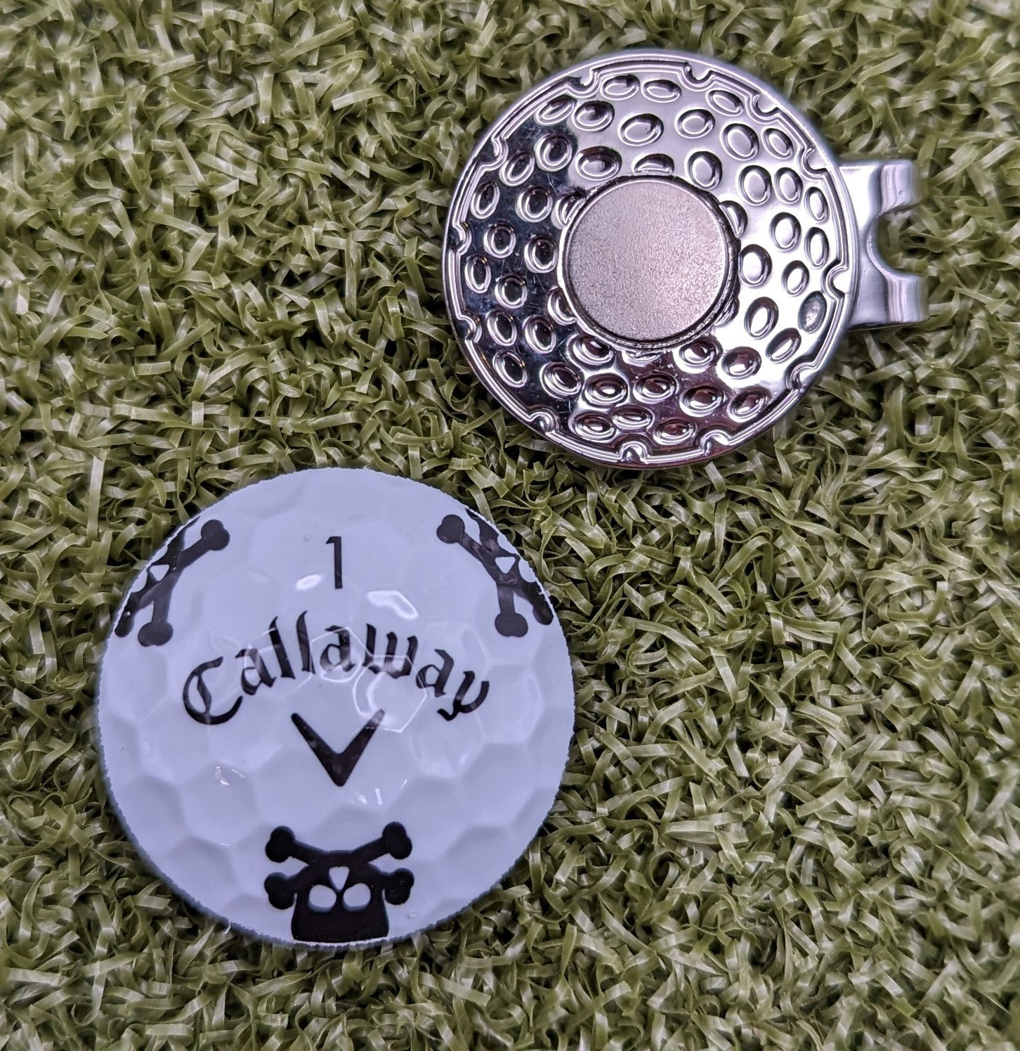 Callaway Truvis Supersoft Triple Track Real Golf Ball Marker With ...