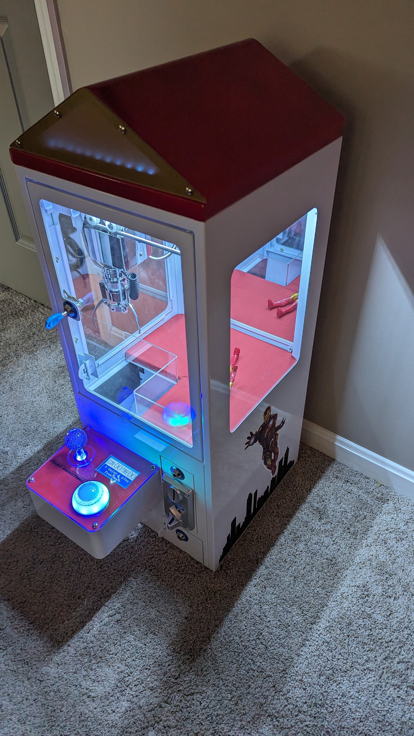 Iron Man Themed Mini Claw Crane Arcade Machine Bar Counter Top - Etsy