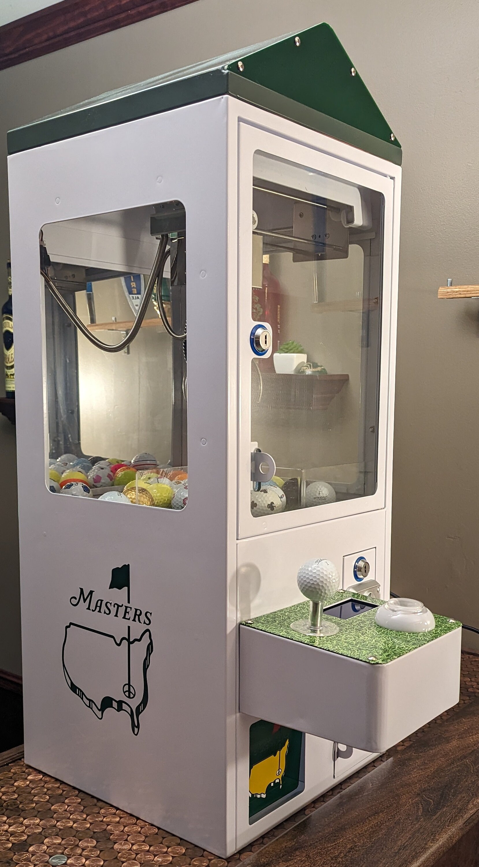 Custom Themed Mini Claw Crane Arcade Machine Bar Counter Top Logo ...