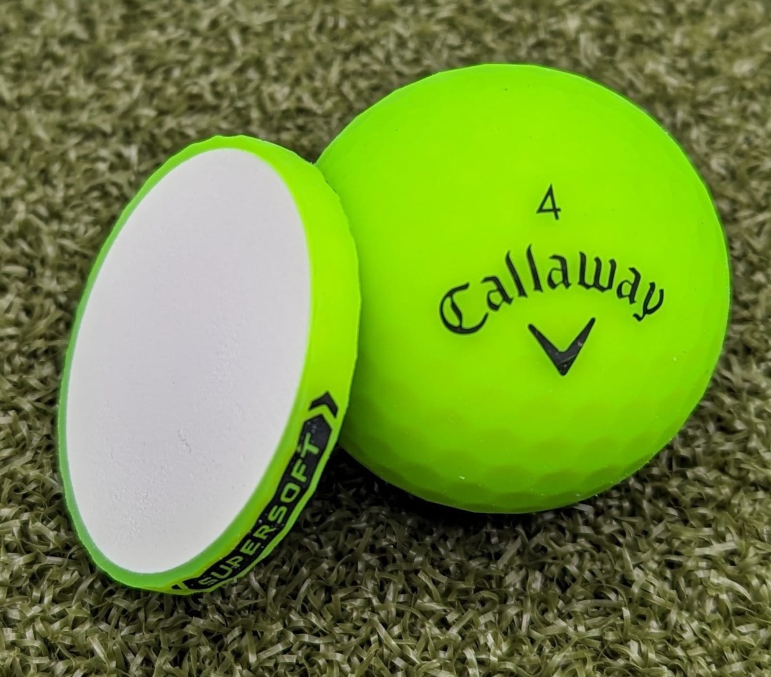 Callaway Supersoft Triple Track Real Golf Ball Marker With Magnetic Hat ...