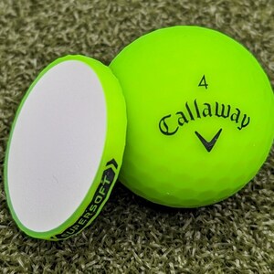 Callaway Supersoft Triple Track Real Golf Ball Marker With Magnetic Hat ...