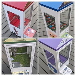 Custom Themed Mini Claw Crane Arcade Machine Bar Counter Top Logo ...