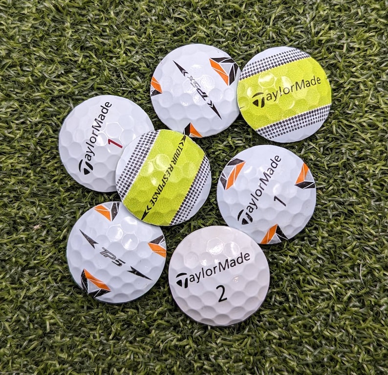 Taylormade Real Golf Ball Marker With Magnetic Hat Clip - Etsy