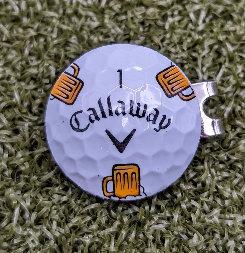 Callaway Truvis Supersoft Triple Track Real Golf Ball Marker With ...