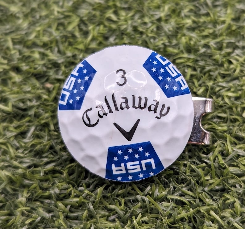 Callaway Truvis Supersoft Triple Track Real Golf Ball Marker With ...