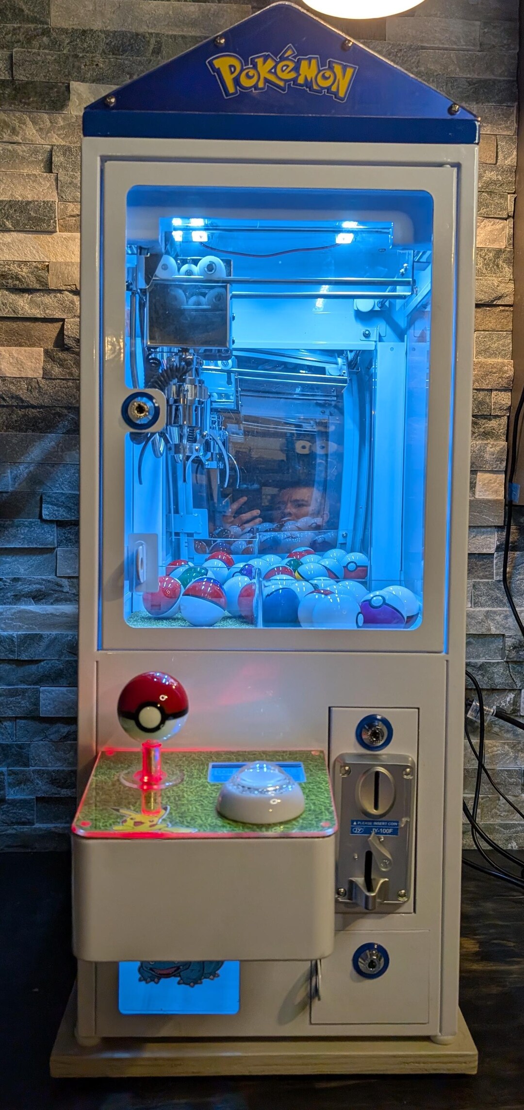 Custom Pokemon Themed Bar/countertop Mini Claw Crane Arcade Machine ...