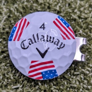 Callaway Truvis Supersoft Triple Track Real Golf Ball Marker With ...