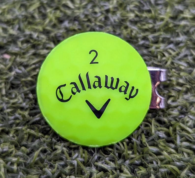 Callaway Supersoft Triple Track Real Golf Ball Marker With Magnetic Hat ...