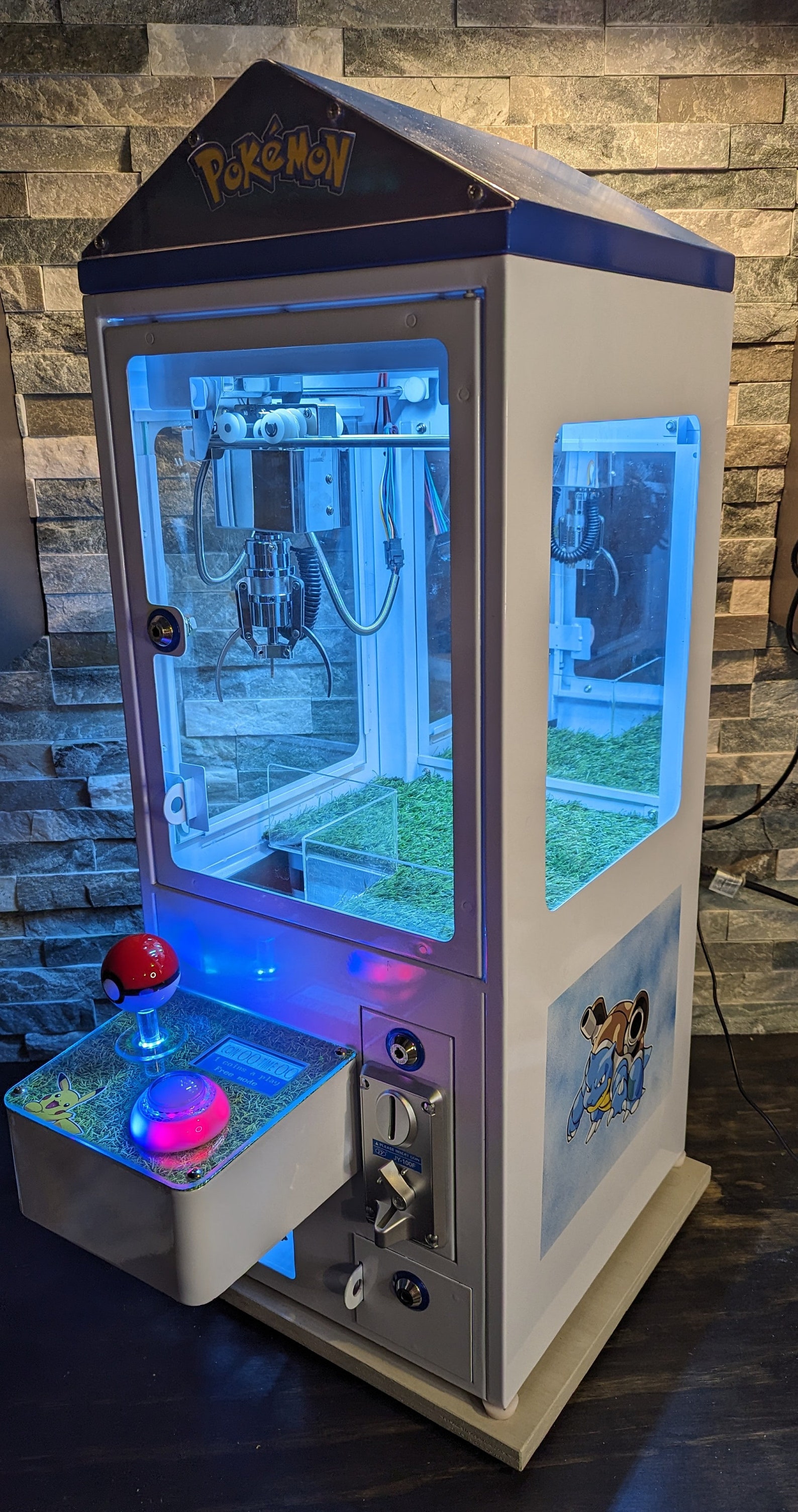 Custom Themed Mini Claw Crane Arcade Machine Bar Counter Top Logo ...