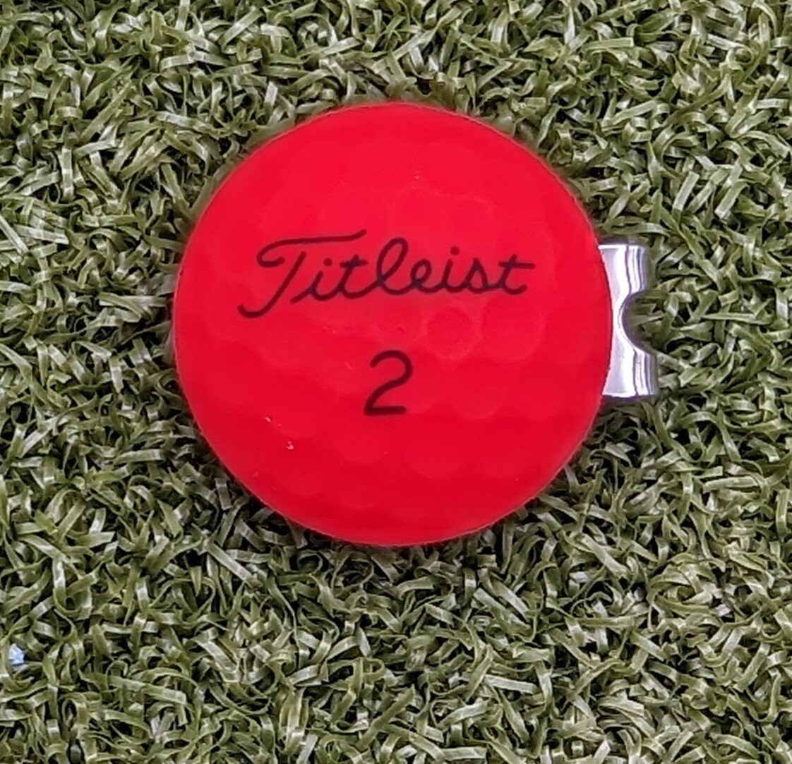 Real Golf Ball Marker With Magnetic Hat Clip - Etsy