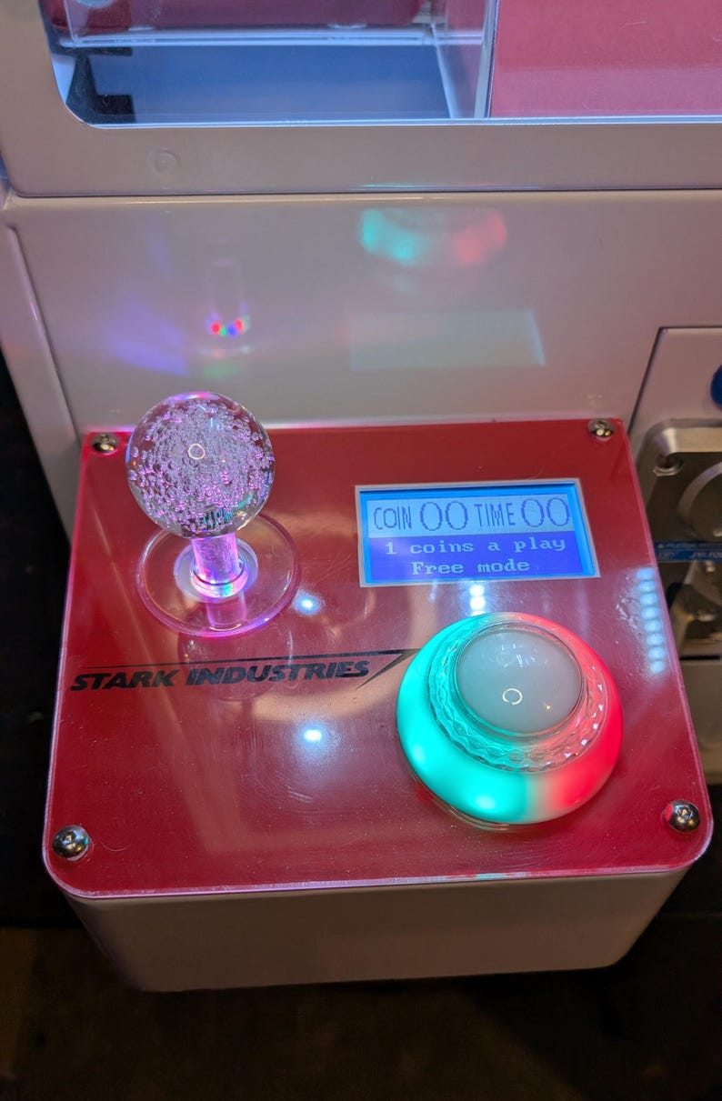 Iron Man Themed Mini Claw Crane Arcade Machine Bar Counter Top - Etsy