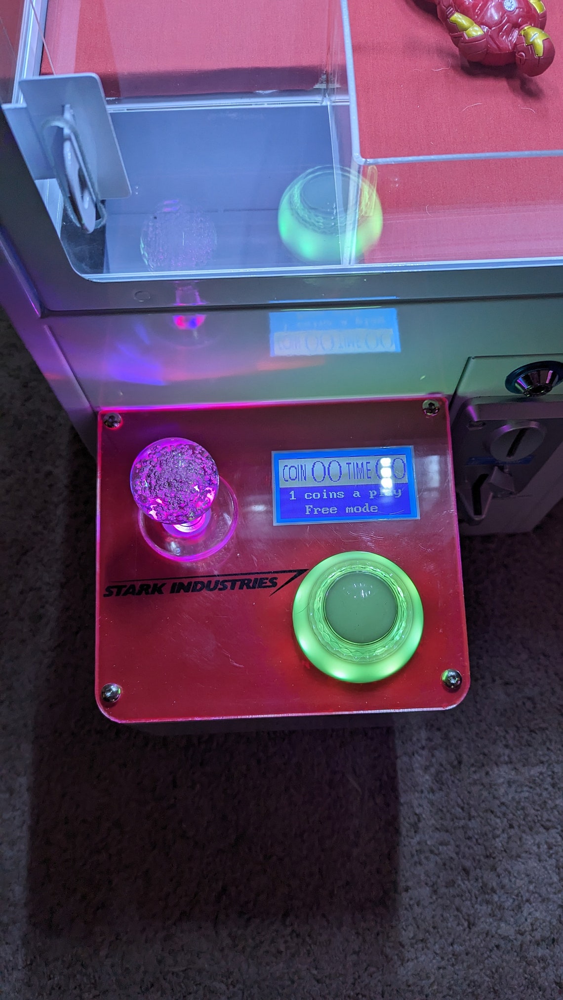 Custom Themed Mini Claw Crane Arcade Machine Bar Counter Top Logo ...