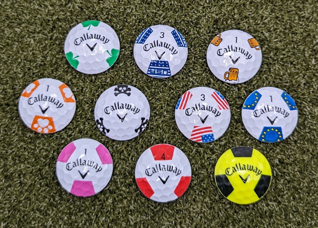 Callaway Truvis Supersoft Triple Track Real Golf Ball Marker With ...