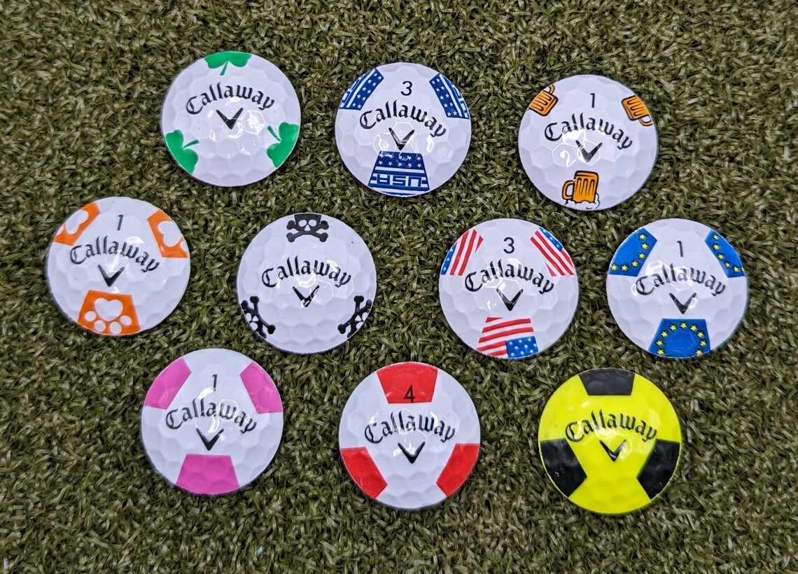 Callaway Truvis Supersoft Triple Track Real Golf Ball Marker With ...