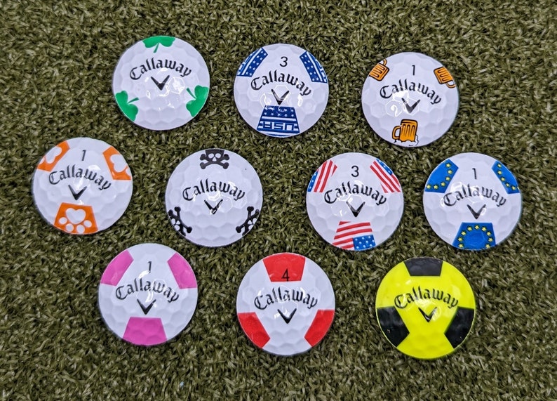 Callaway Truvis Supersoft Triple Track Real Golf Ball Marker With ...