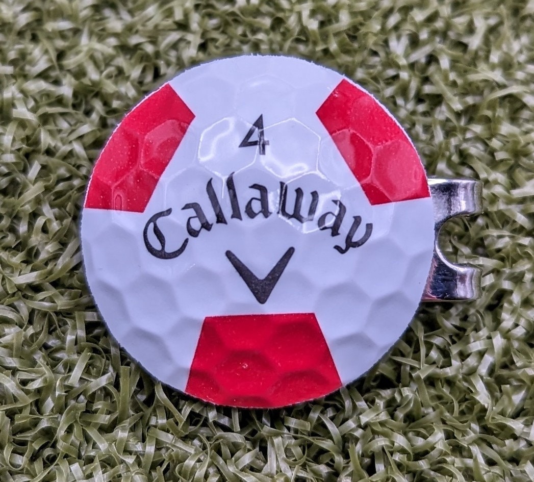 Callaway Truvis Supersoft Triple Track Real Golf Ball Marker With ...