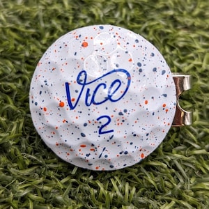 Vice Real Golf Ball Marker With Magnetic Hat Clip - Etsy