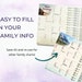 English, My Family Chart, Leaves Corner Illustration, DIY Fillable 8 ...