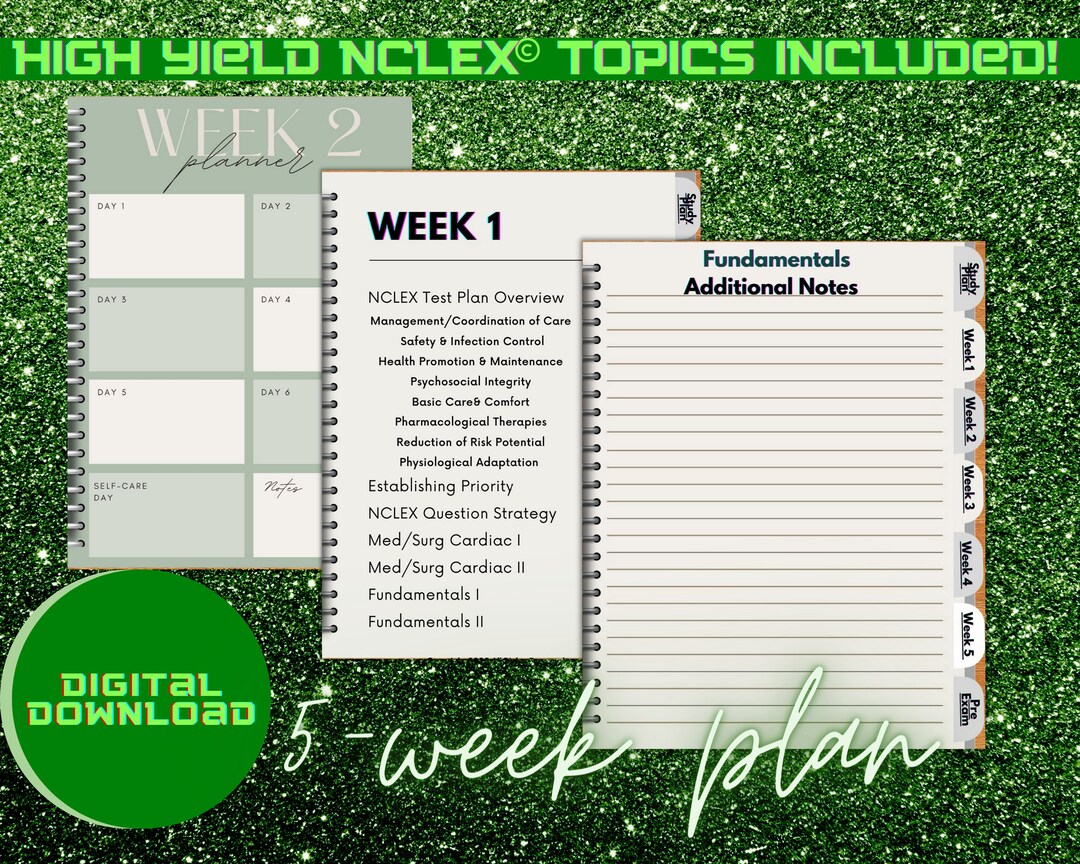 Mynclex Study Planner Digital Planner and Notebook for Organizing and ...