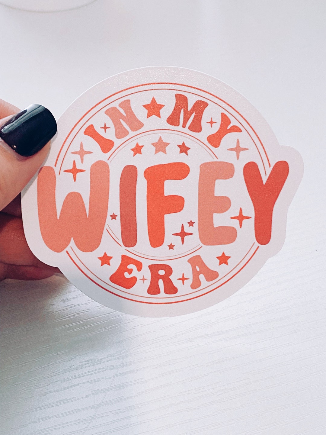 In My Wifey Era, Bride Sticker, Future Mrs, Miss to Mrs, Gift for Bride ...