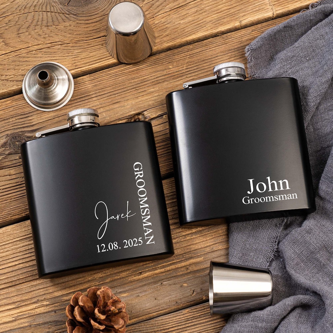 Custom Flasks For Groomsmen