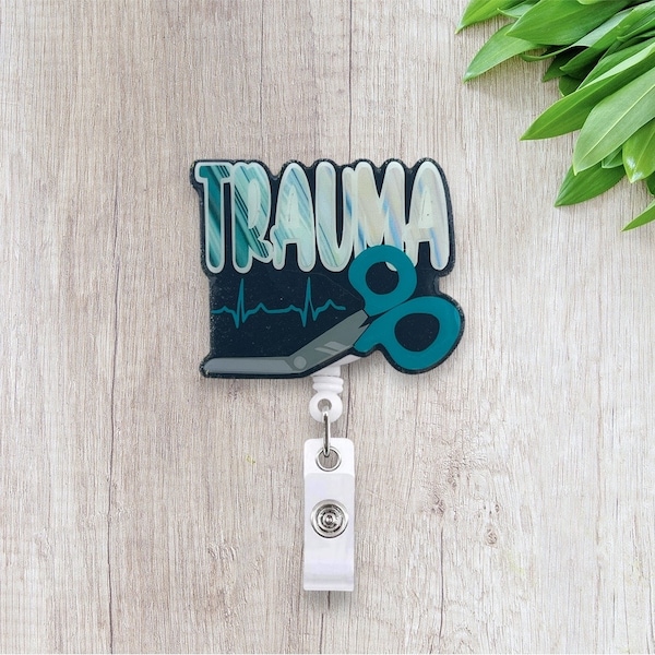 Trauma Nurse Badge Reel - Etsy