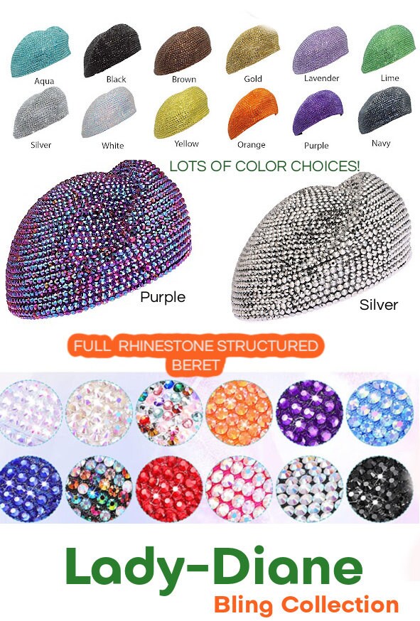 Full Rhinestone Hat - Etsy