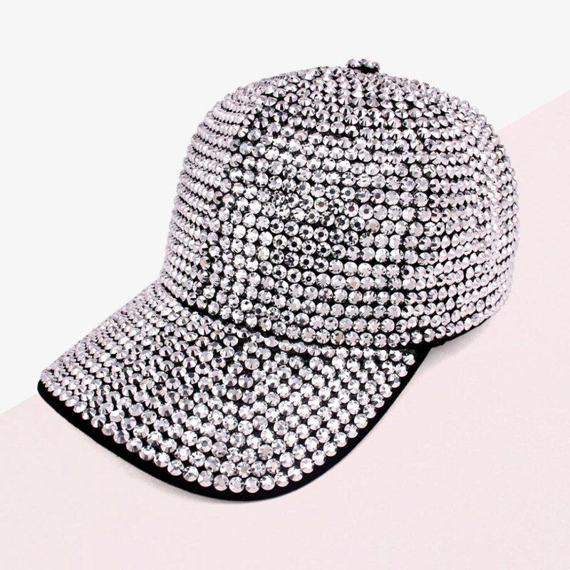 Rhinestone Cap - Etsy