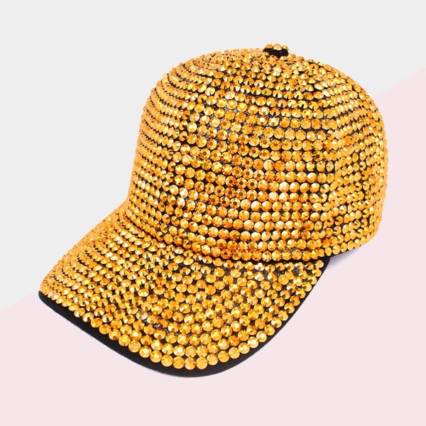 Rhinestone Cap - Etsy