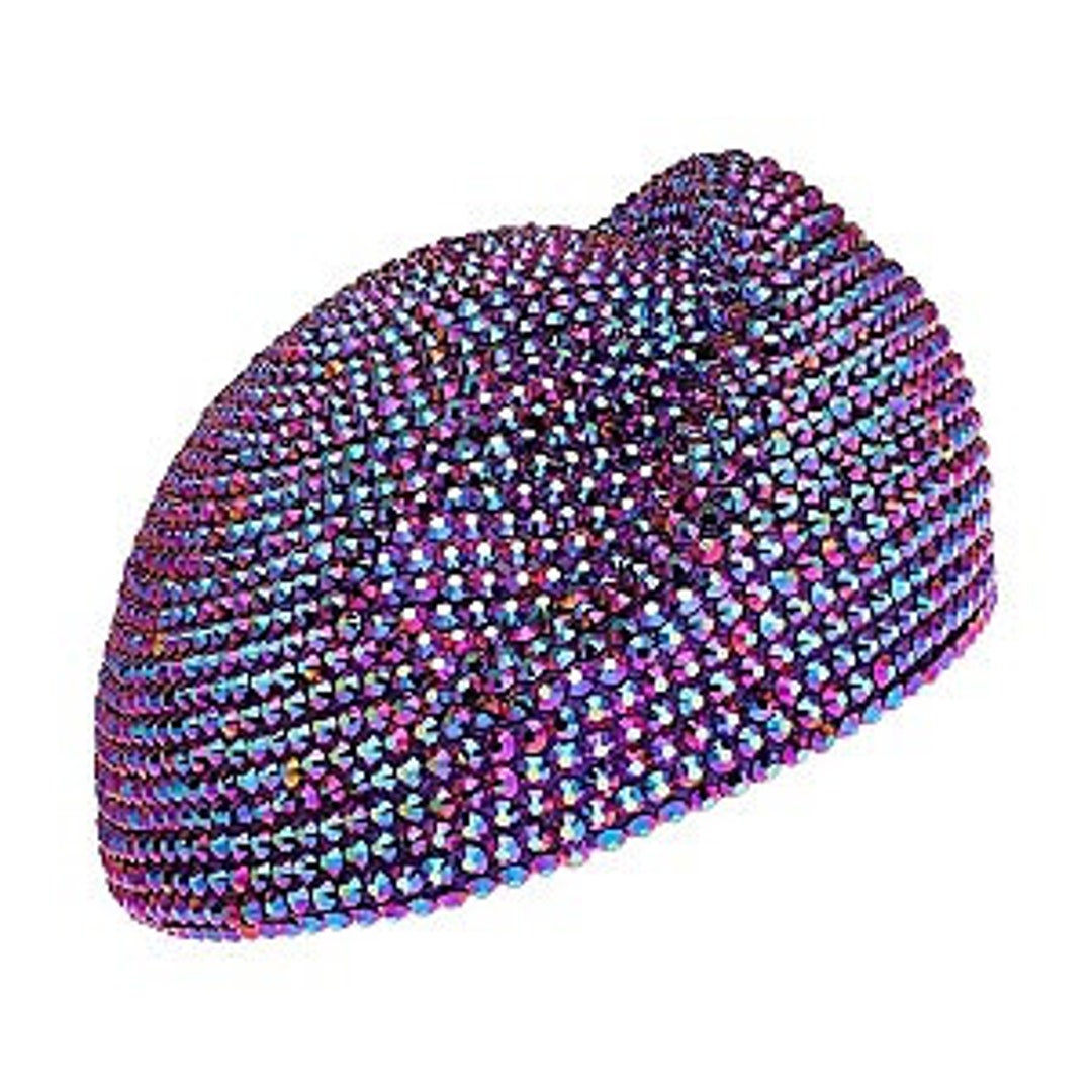 Full Rhinestone Beret Hat - Etsy
