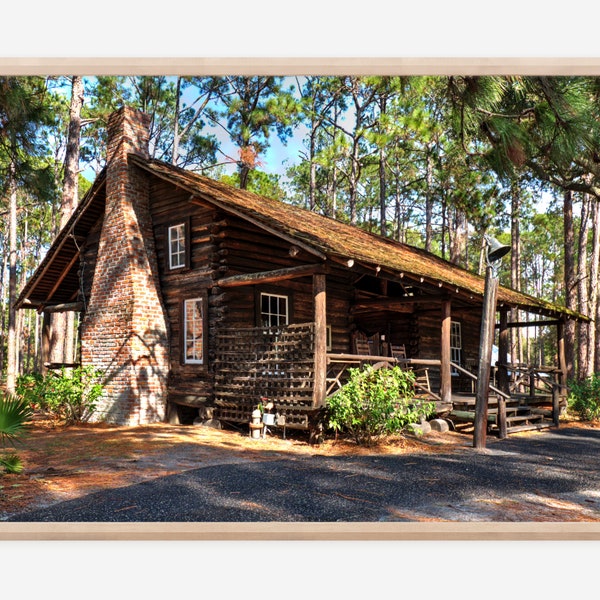 Log Cabin Art - Etsy