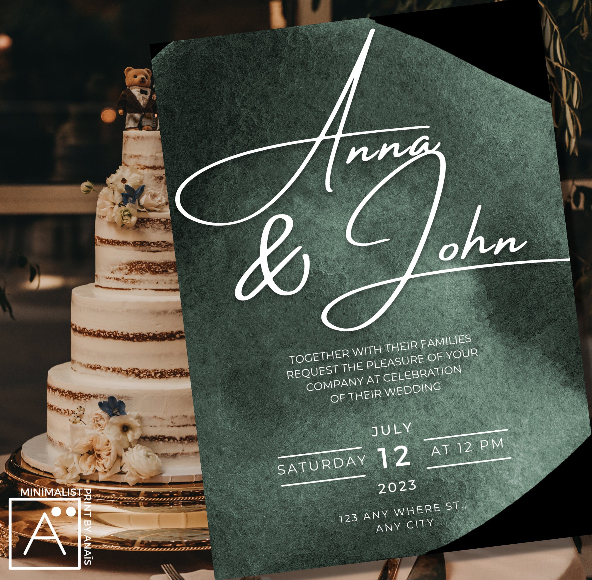 Wedding Invitation, Editable Invitation, Wedding Invitations, Weddings ...