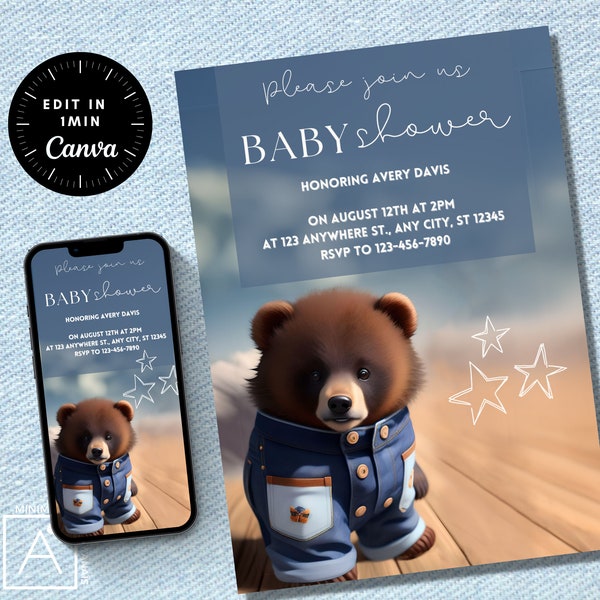 Care Bears Editable Invitation - Etsy