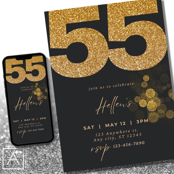 55th Birthday Ideas - Etsy