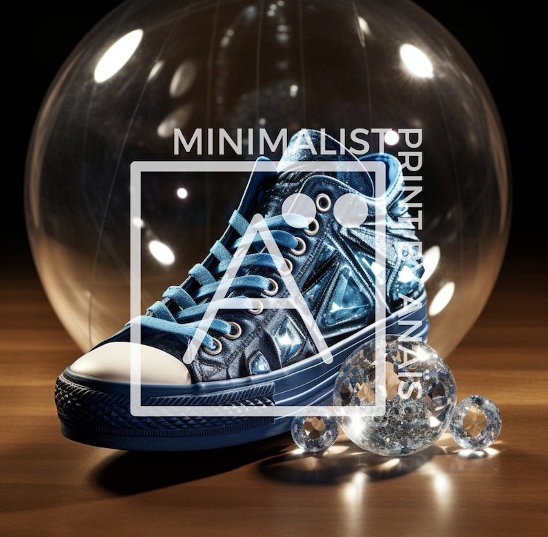 Denim & Diamond Sneaker Ball Invite, Editable, Flyer Template, Denim ...