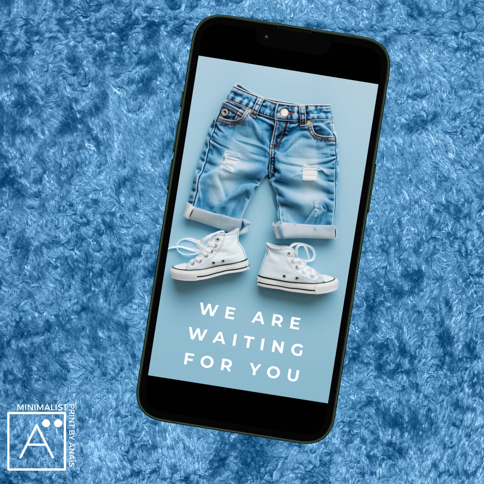 Denim Teddy Bear Baby Shower Invitation: Converse Sneakers (digital DIY ...