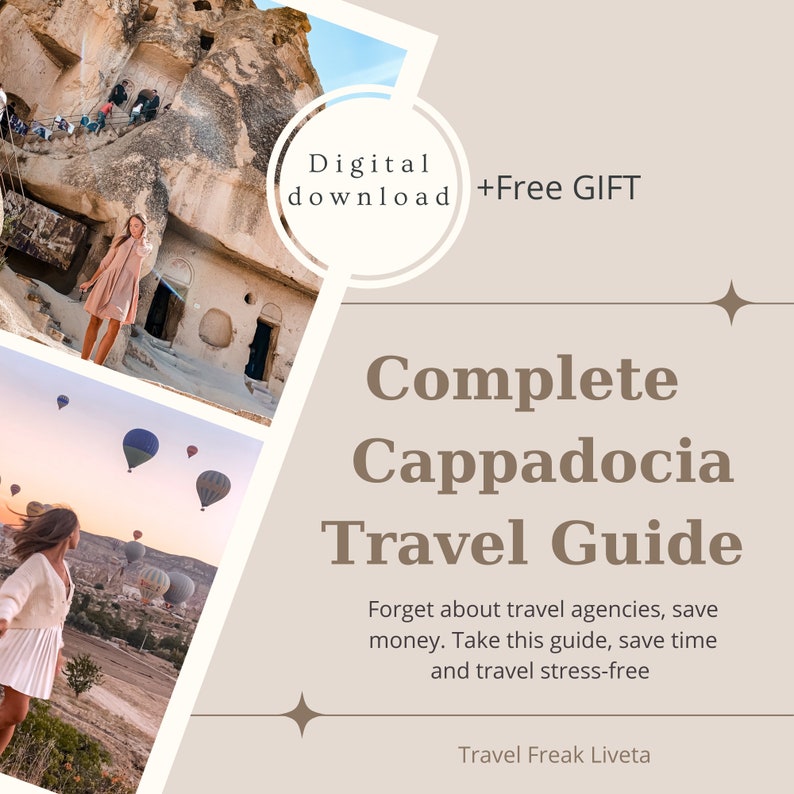 Cappadocia Digital Travel Guide downloable PDF Turkiye - Etsy