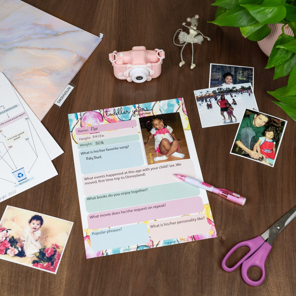 Printable Interviews Child Interview Sheets Kids' Questionnaires ...