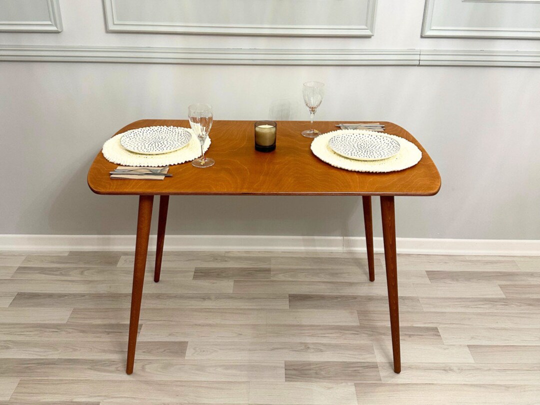 Modern Small Dining Table for Two, Narrow Dining Table for 2 Person ...