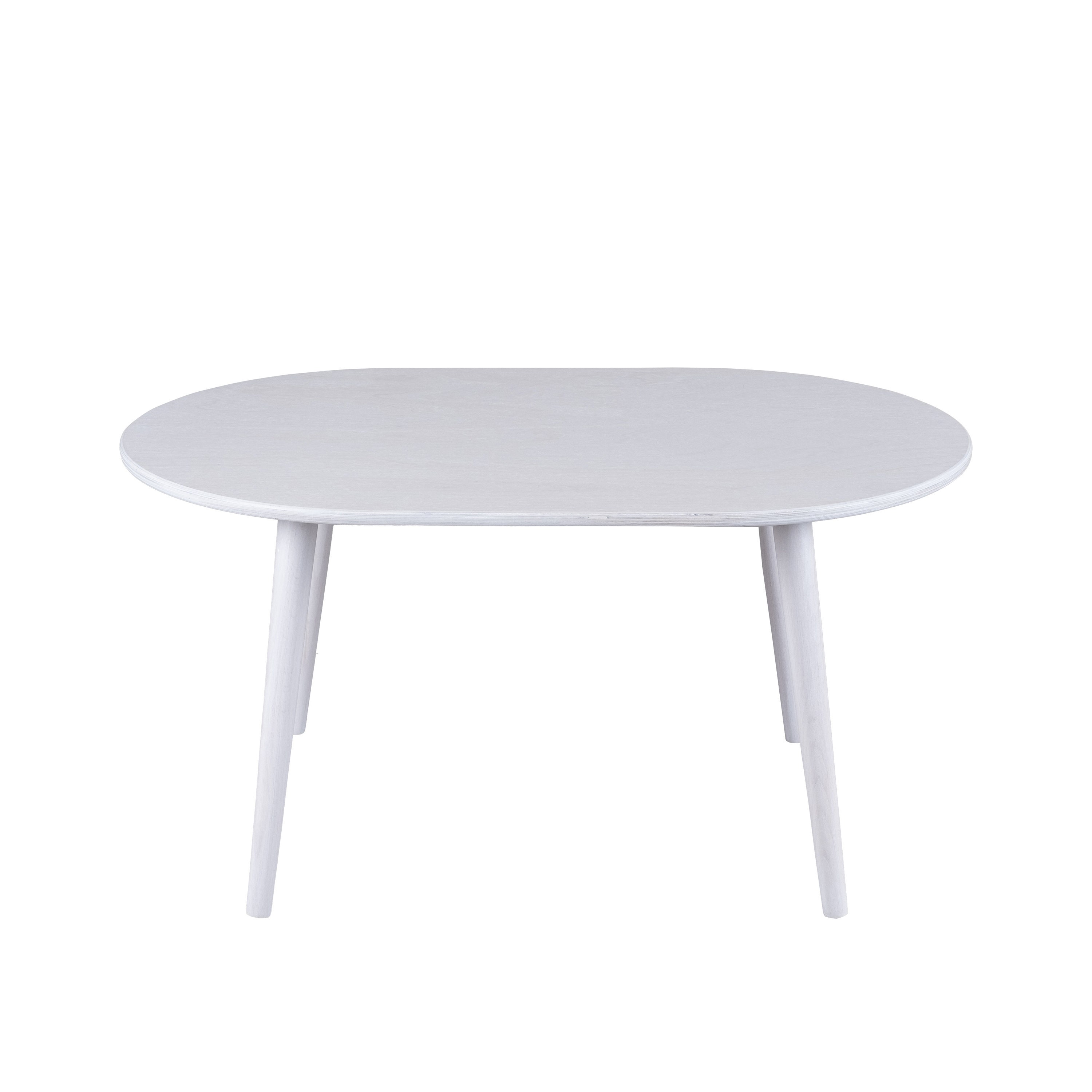 Walnut Wood Round Small Low Coffee Tables Handmade Oval MCM - Etsy