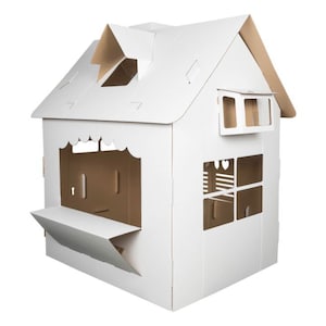 Walk-in Cardboard House, Playhouse, Flower House, XXL Cardboard House ...