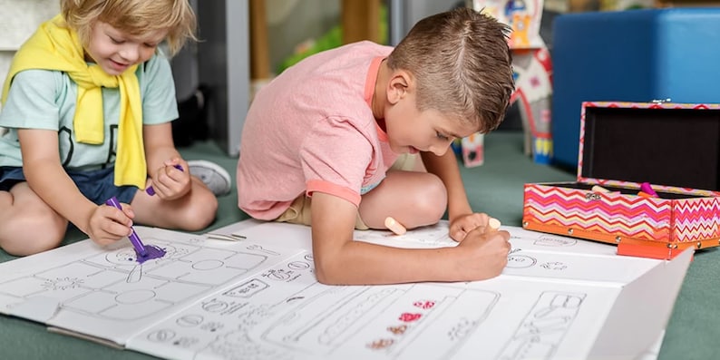 Giant Poster Coloring Poster Hidden Object Poster Coloring Poster ...