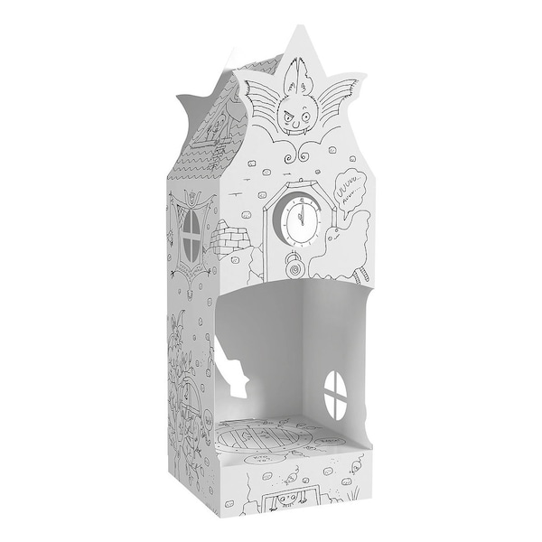 Haunted Castle Coloring - Etsy