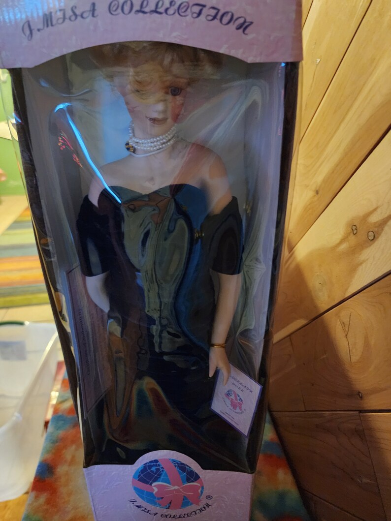 Vintage J. Misa Princess Diana Porcelain Doll Depending on - Etsy